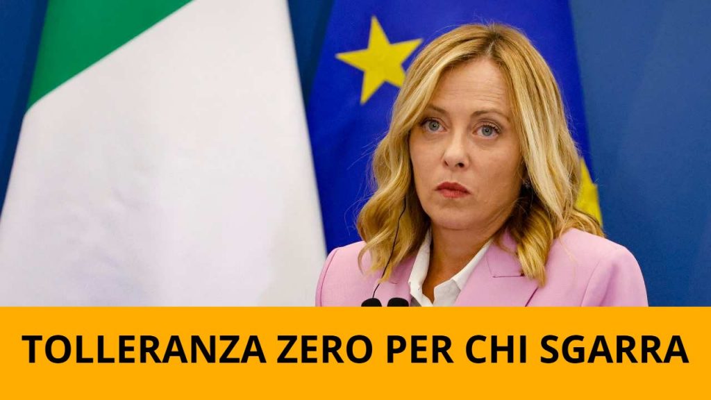 ULTIM'ORA, Meloni approva la legge 'ZERO ASSOLUTO": Se dalle verifiche non risulta, ti portano ...